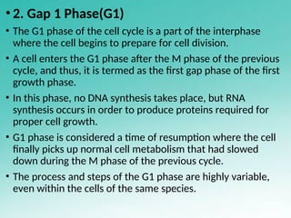 Cell cycle,cell cycle checkpoint and control | PPT
