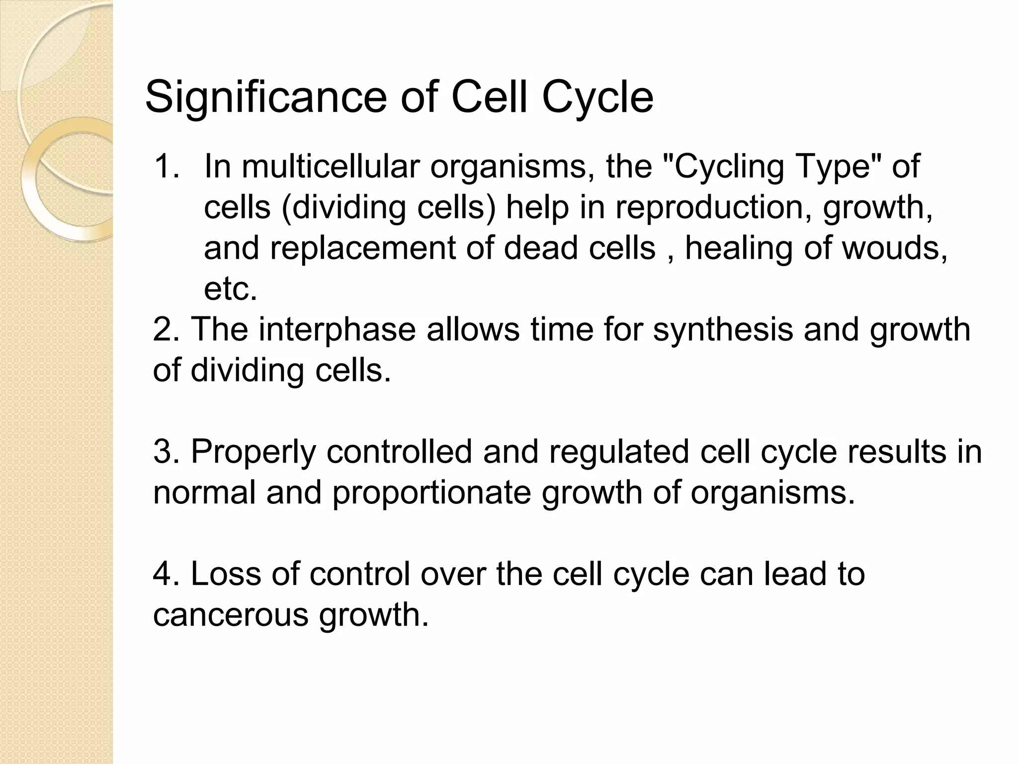 Cell cycle ppt | PPTX
