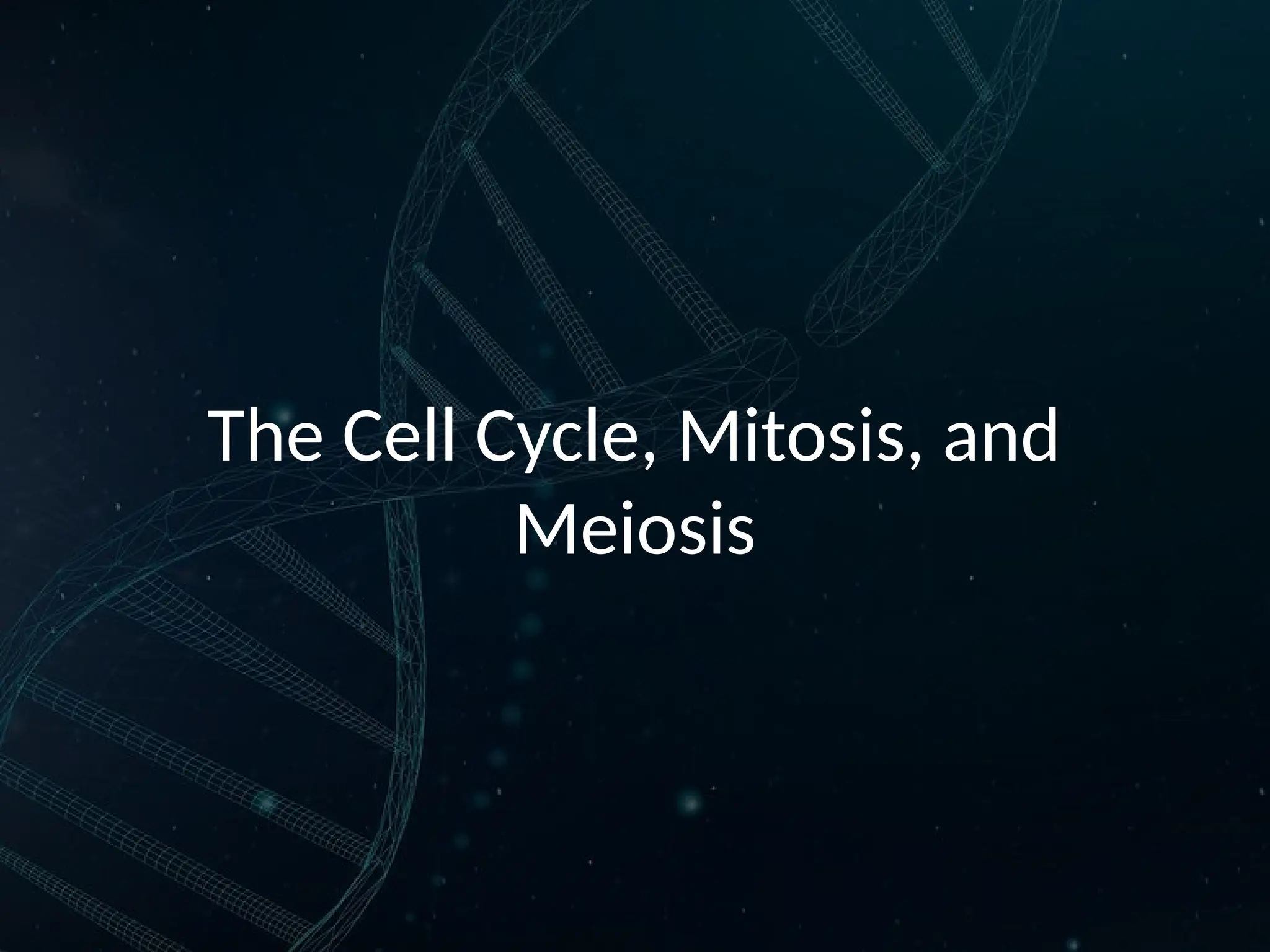 Understanding the Cell Cycle: Mitosis and Meiosis | PPTX