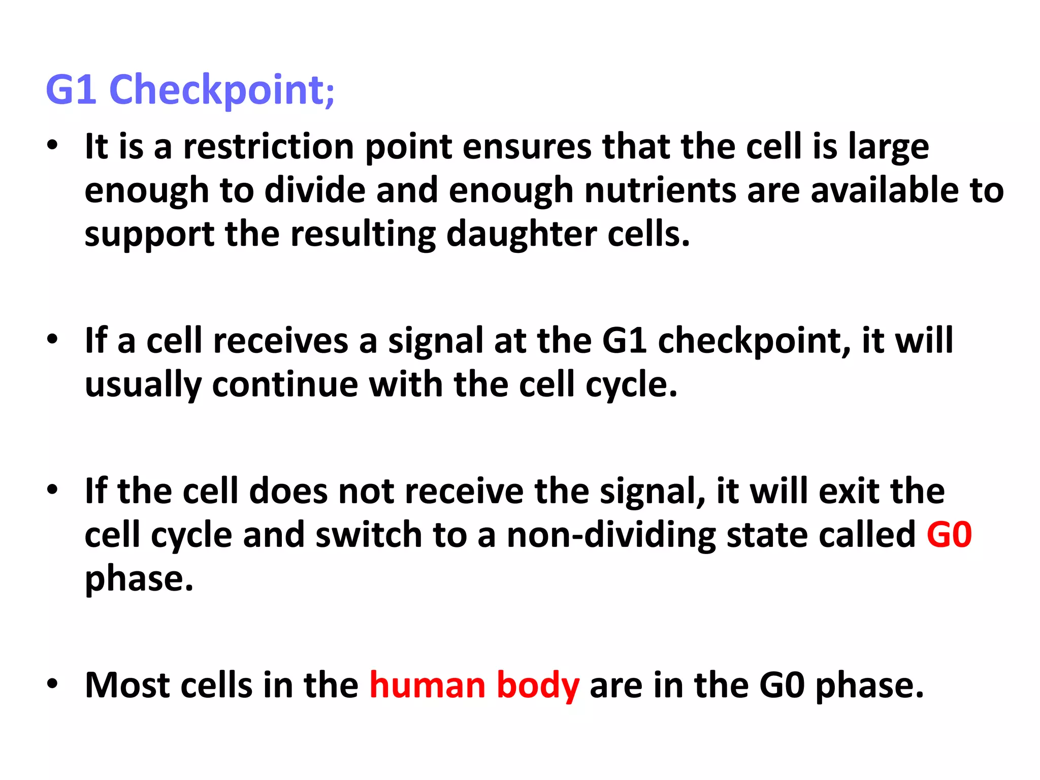 Cell cycle regulation | PPTX