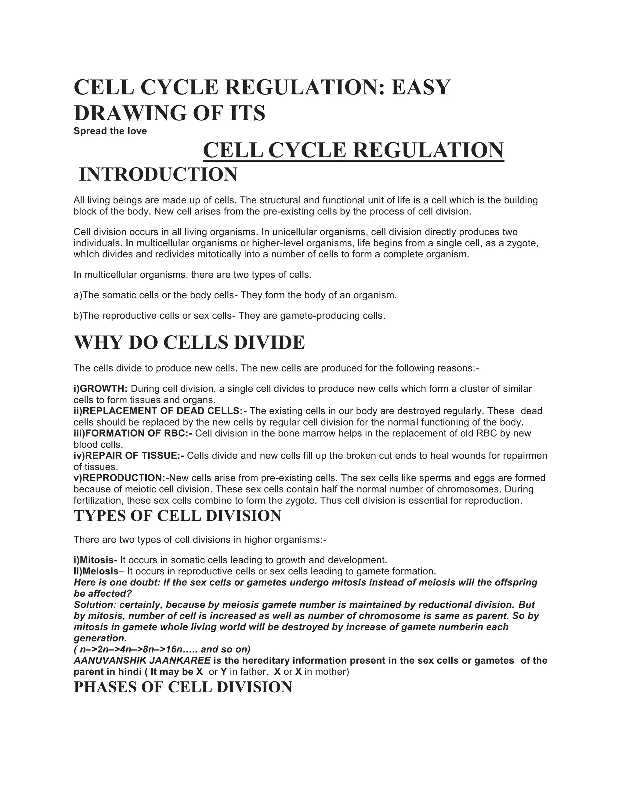 CELL CYCLE REGULATION.docx