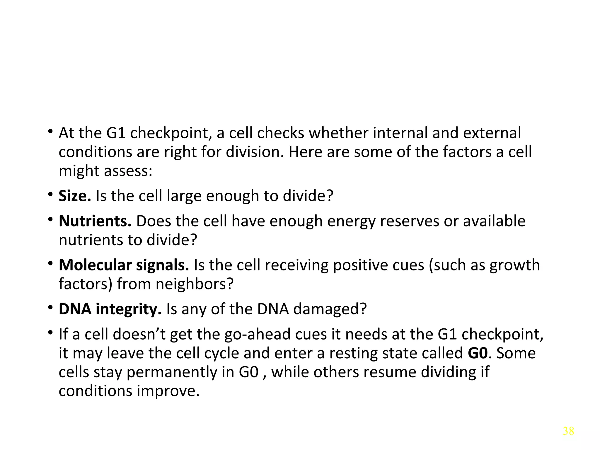 Cell cycle, its regulation and checkpoints | PPT