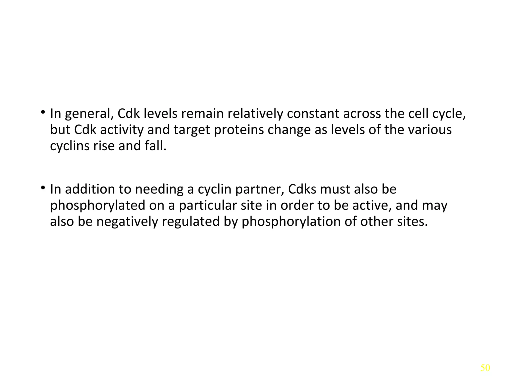 Cell cycle, its regulation and checkpoints | PPT