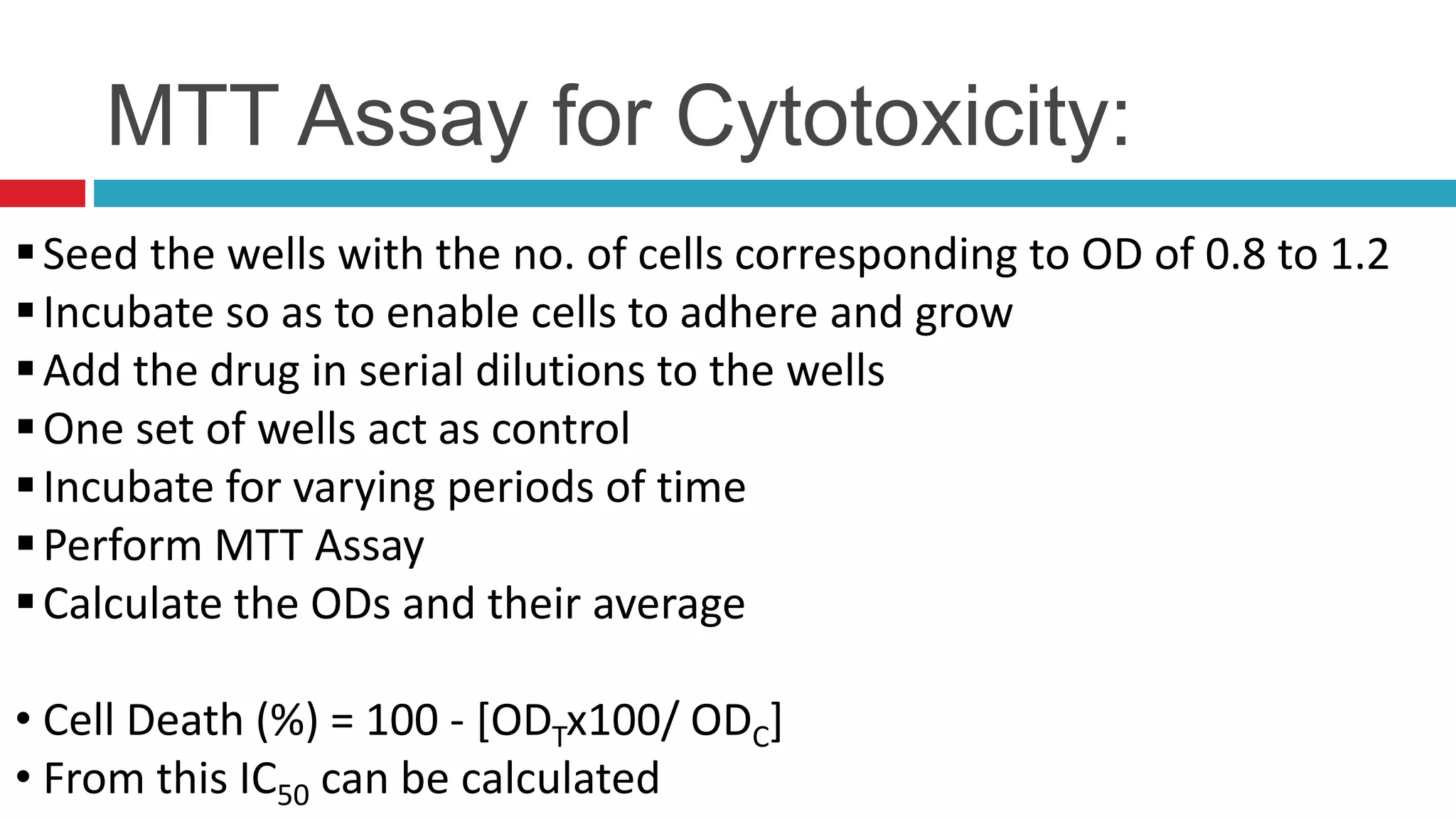 Cell cytotoxicity assays | PPTX