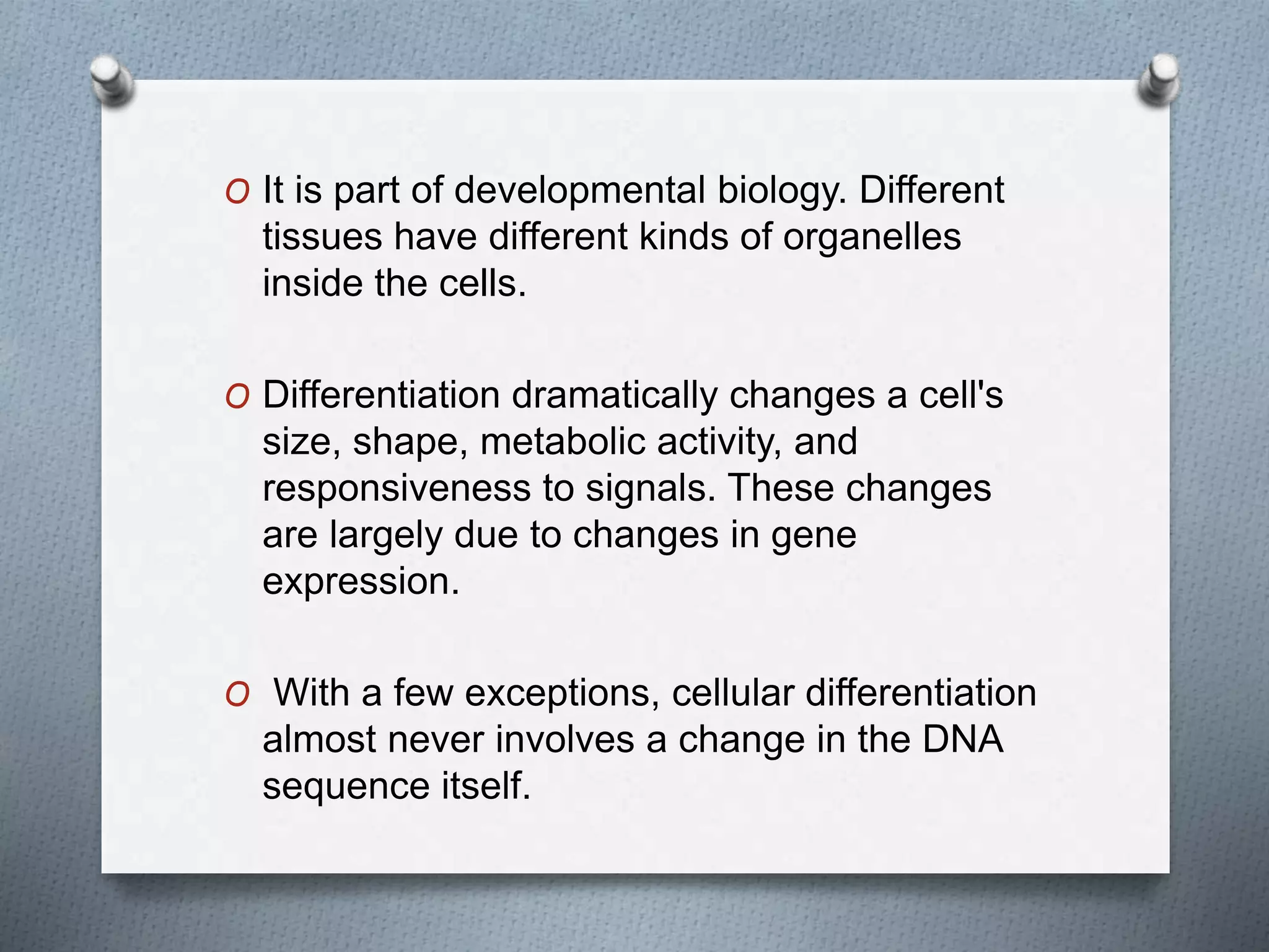 Cell determination and differentiation | PPTX