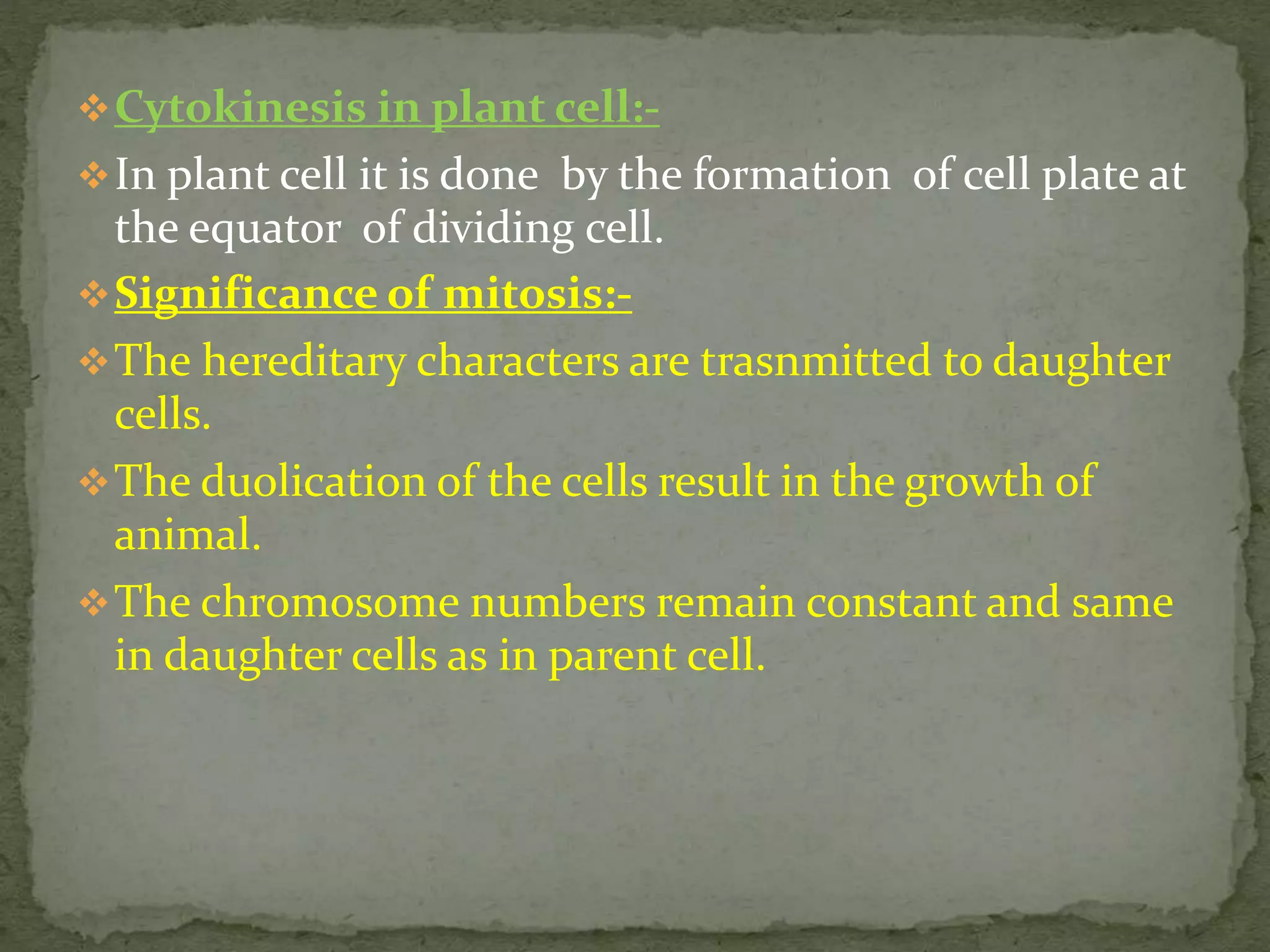 Cell devision(mitosis) | PPTX