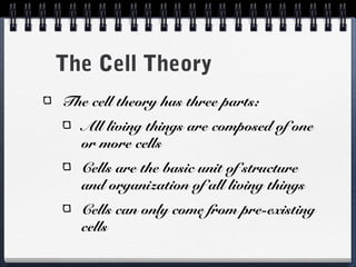 Cell discovery and theory | PPT