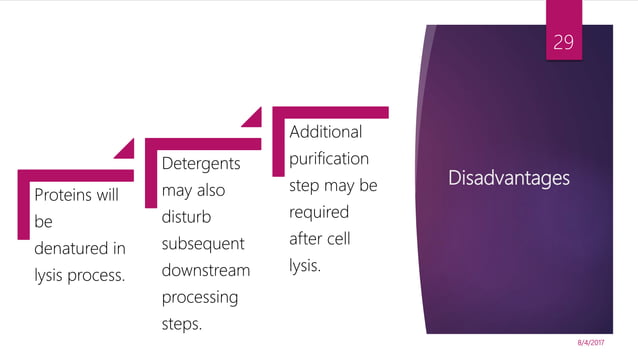 Cell disruption methods | PPTX | Biological Sciences | Science