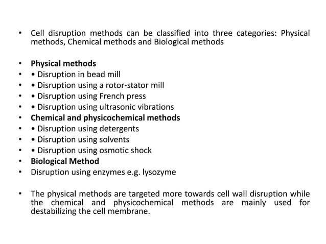 Cell disruption | PPTX