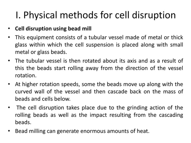 Cell disruption | PPTX