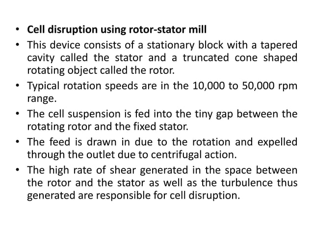 Cell disruption | PPTX