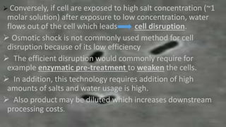 Cell disruption | PPTX