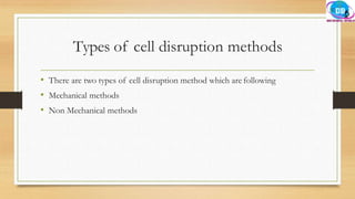 Cell disruption | PPT