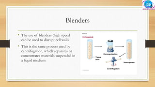Cell disruption | PPT