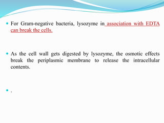 Cell disruption methods | PPTX