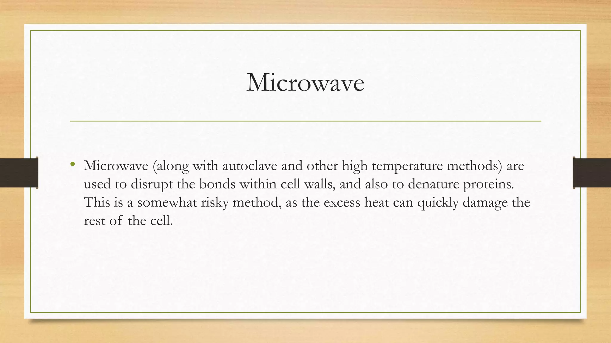 Cell disruption | PPTX