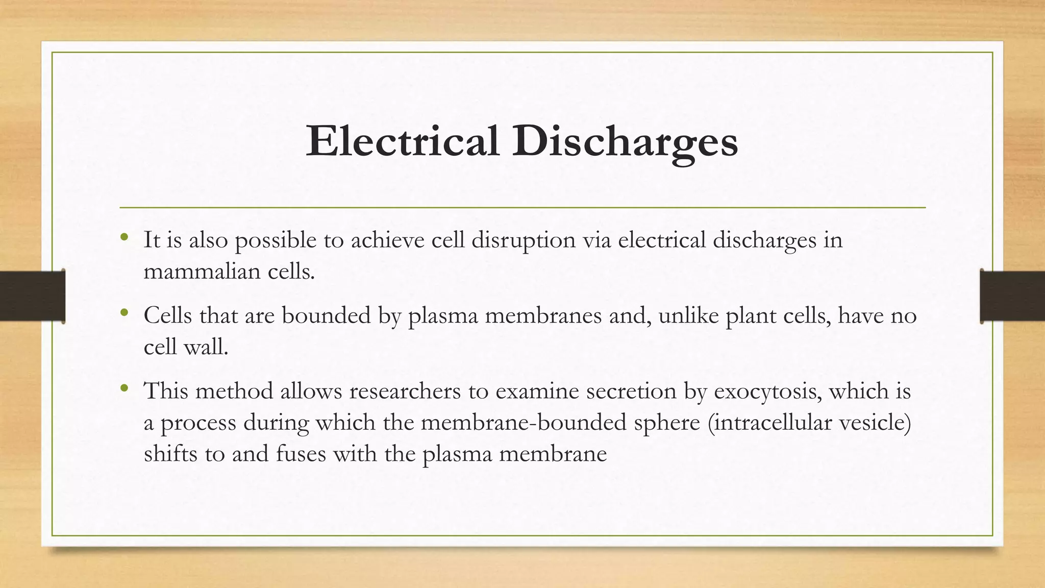 Cell disruption | PPTX
