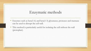 Cell disruption | PPTX