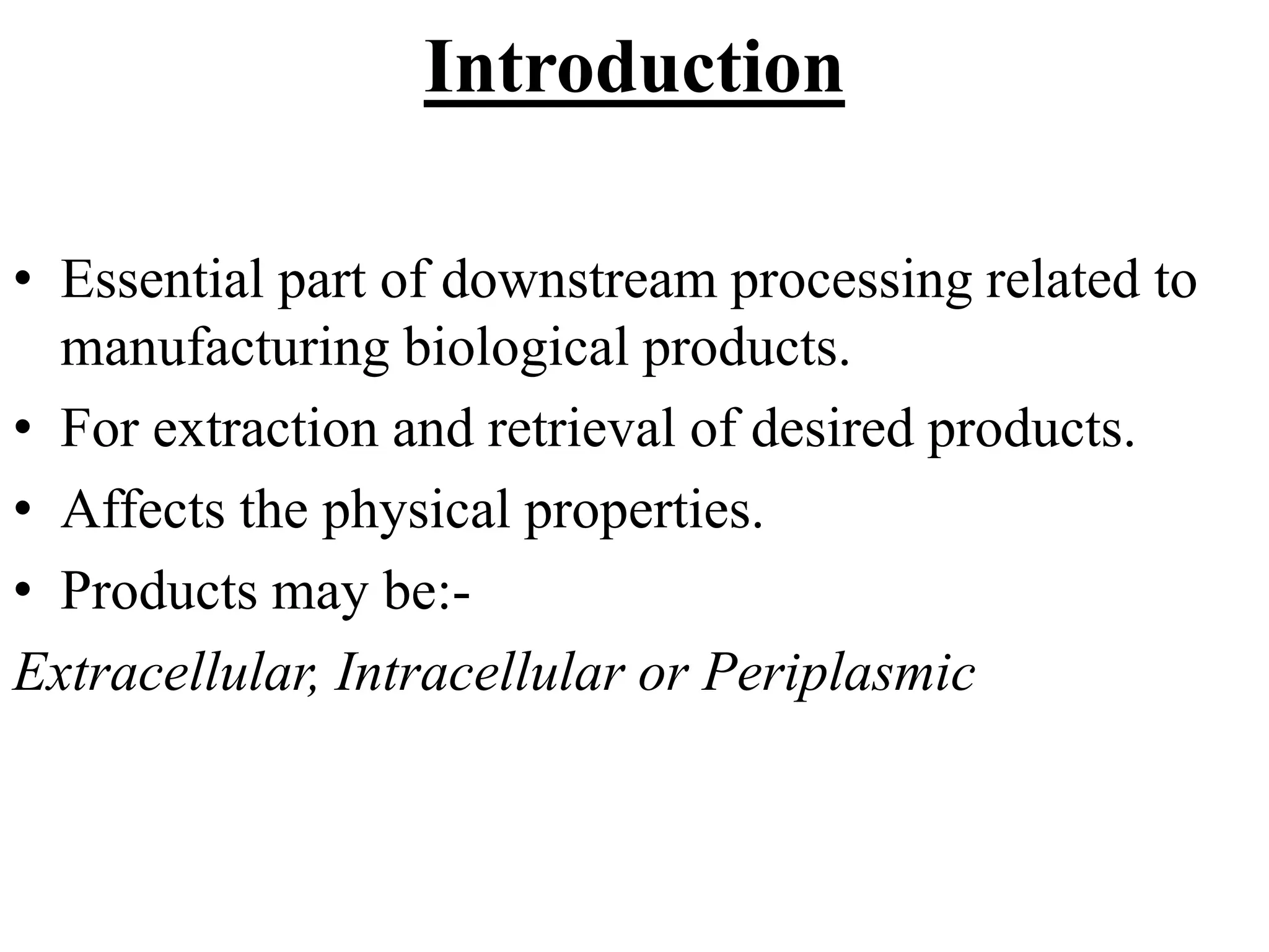 Cell Disruption Strategies in Downstream Processing | PPTX