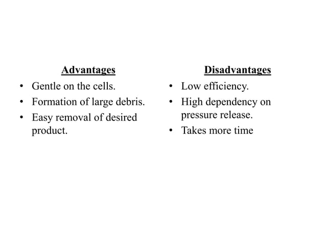 Cell Disruption Strategies in Downstream Processing | PPTX