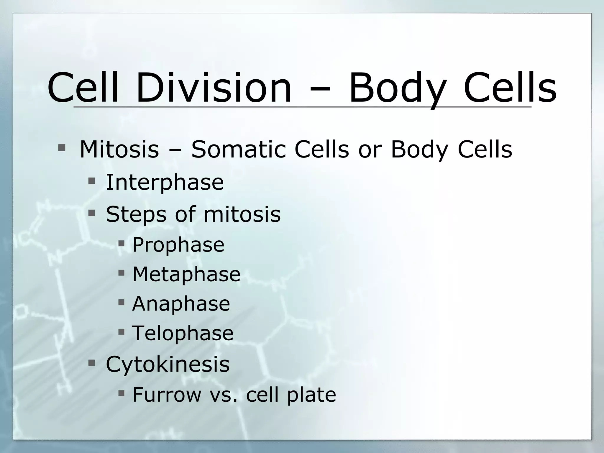 Cell division | PPT