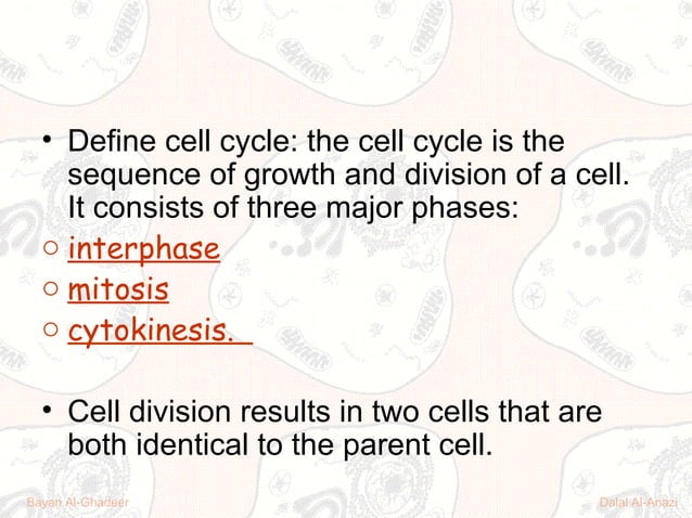 Cell division | PPT