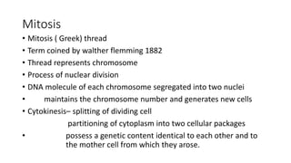 Cell division | PPTX