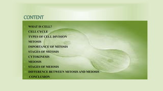 Cell division | PPTX