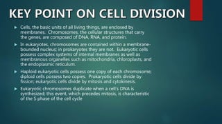 Cell division -Mitosis and Meiosis | PPTX