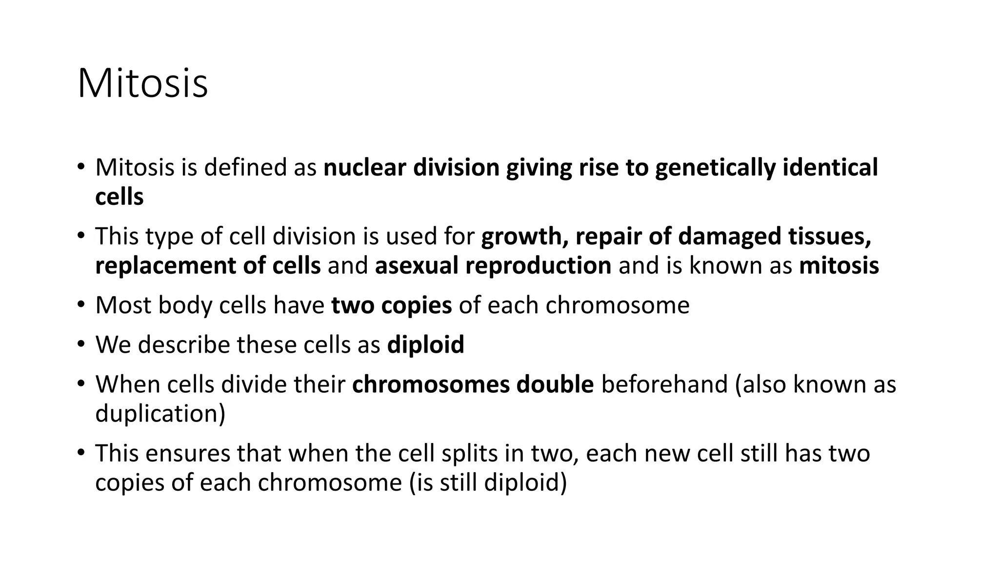 Cell Division, International GCSE, biology | PPTX