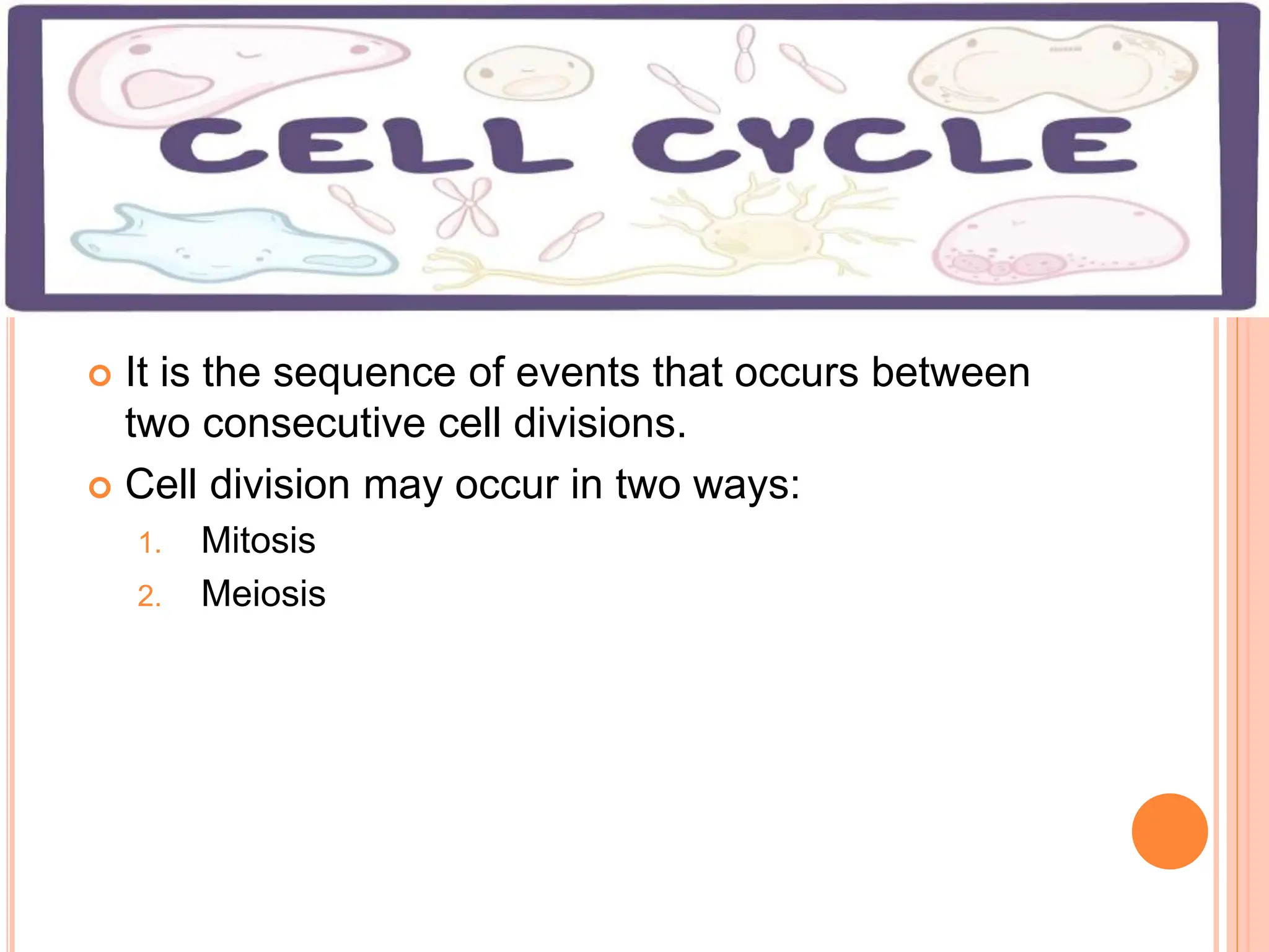 cell division.pptx mitosis pdf and ppt . | PPTX | Biological Sciences ...