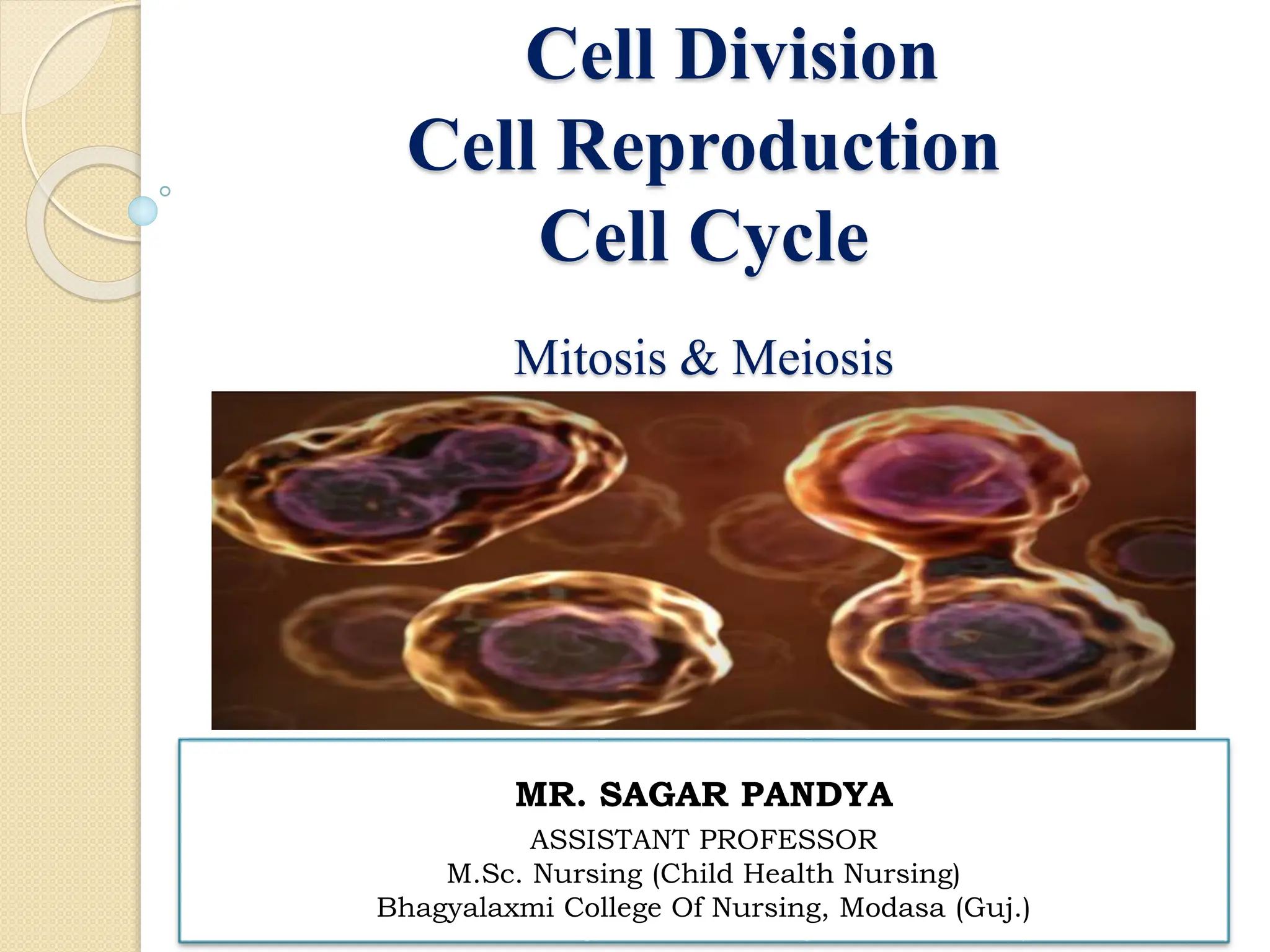 CELL DIVISION- Decoding Cell Division: The Dance of Life's Continuity | PPT