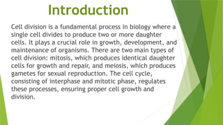 Different Types of Cell Division and it's Importance.pptx | Free Download