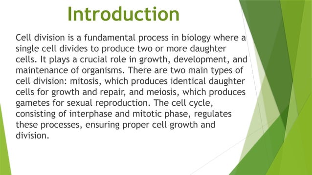 Different Types of Cell Division and it's Importance.pptx