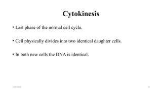 Cell Division, Cell Cycle and Abnormal Cell Divisionpptx | PPTX