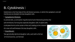 Cell division & Cell Cycle (Prepared by Taslima Khatun) | PPTX