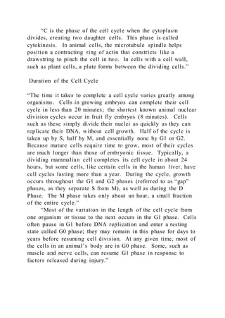 Cell DivisionCell Division in ProkaryotesBinary FissionDef | DOCX