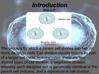Cell division, a new way. | PPTX