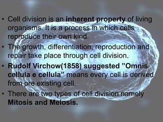 Cell division, a new way. | PPTX