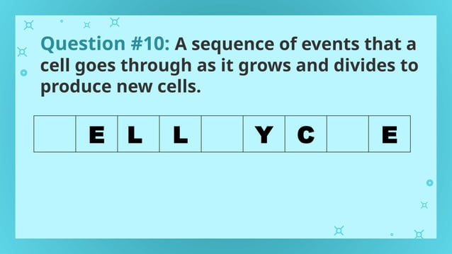 Cell Division Ppt Mitosis Science Quiz Bee Pptx