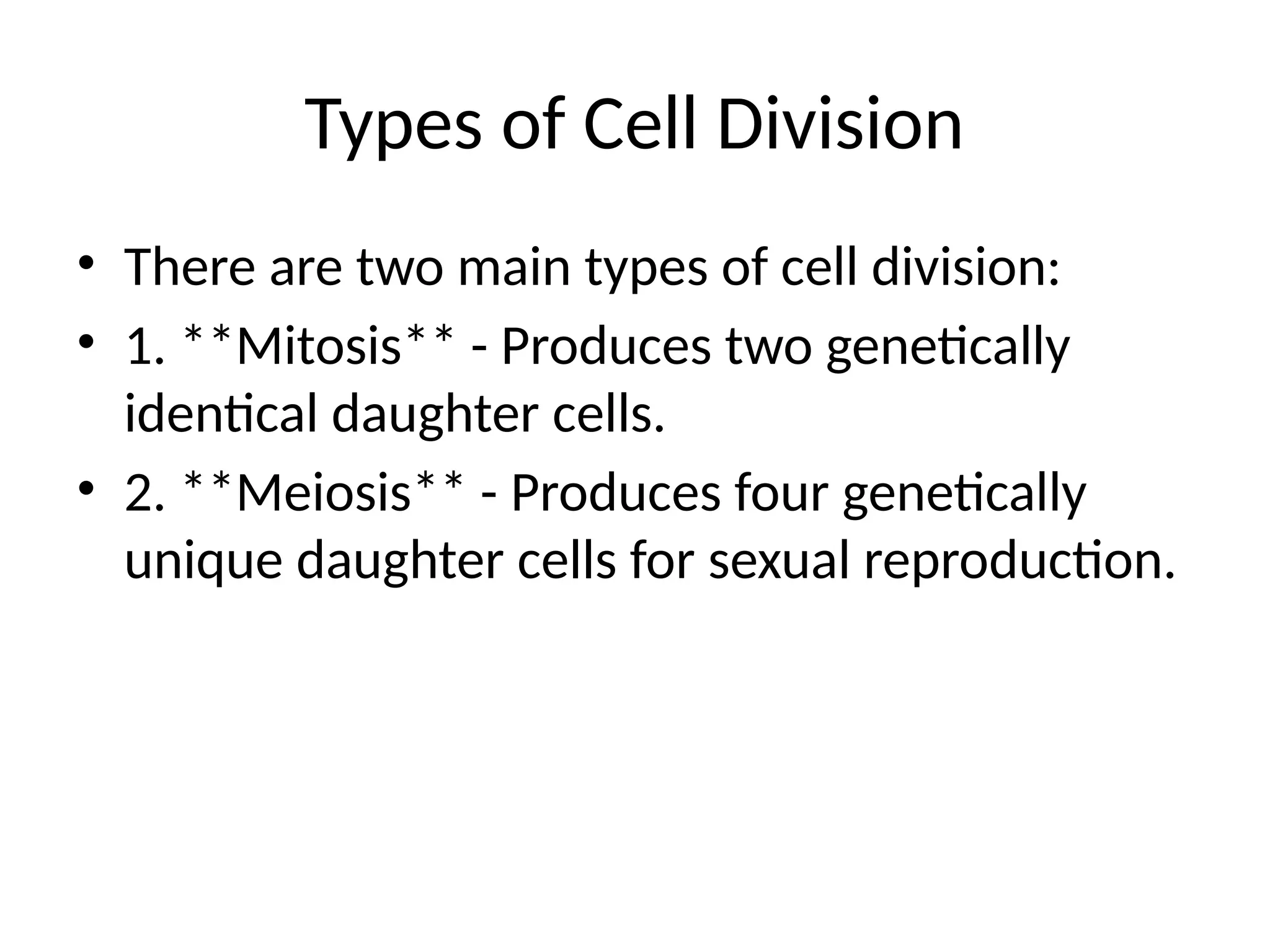 Cell division presentation for school project | PPT
