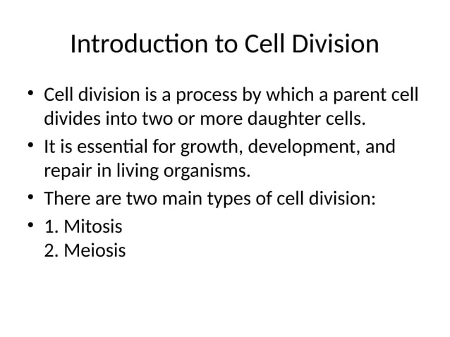 Cell_Division_Year_9.pptx summary for revising cell division | PPTX ...