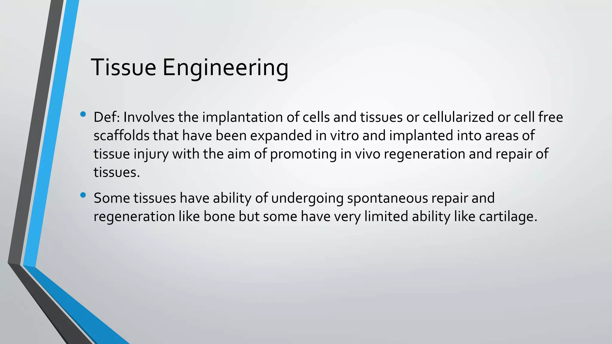 Tissue Engineering | PPTX