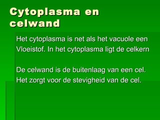 Cellen Staan Aan De Basis | PPT