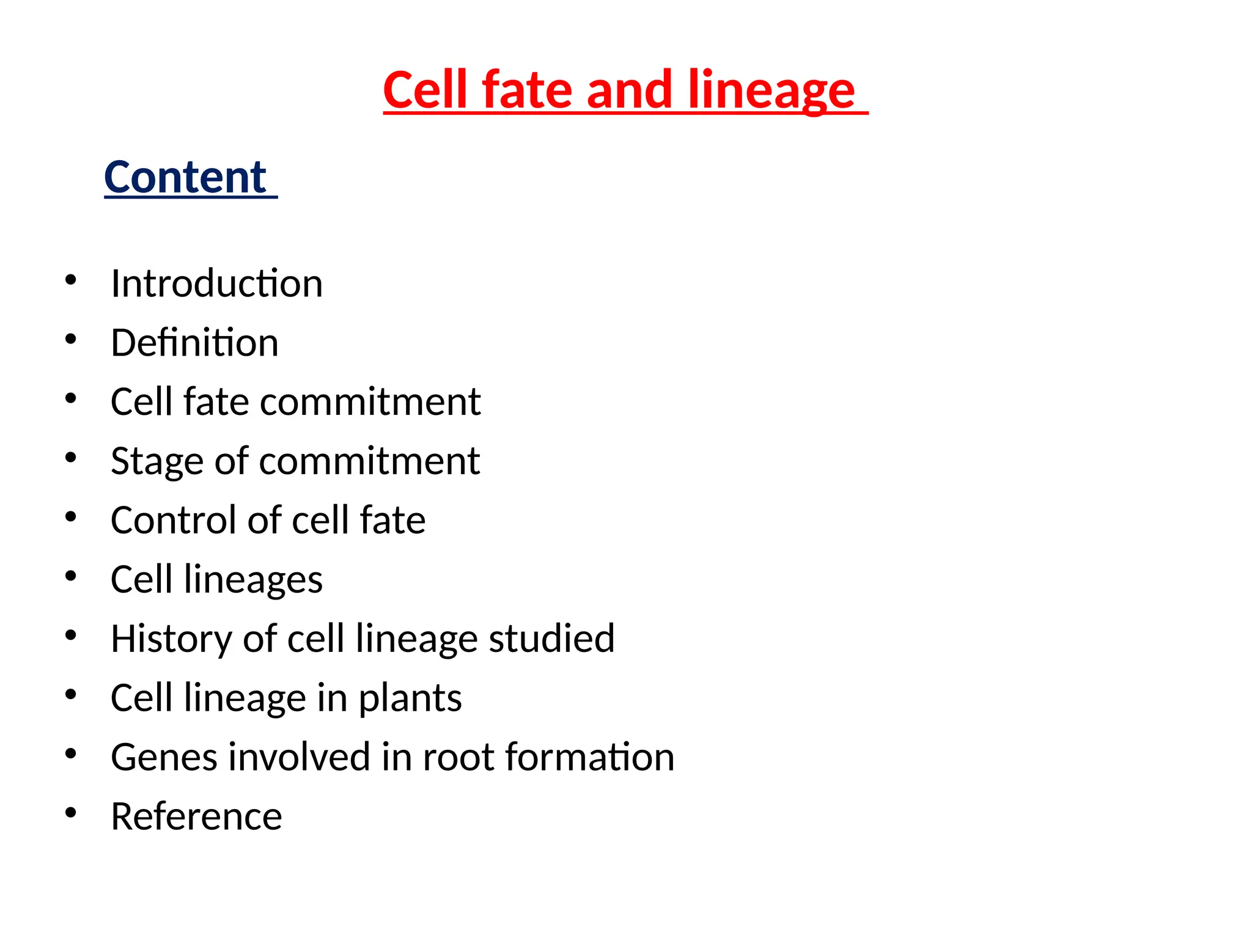 cell fate and lineage notes for msc.pptx