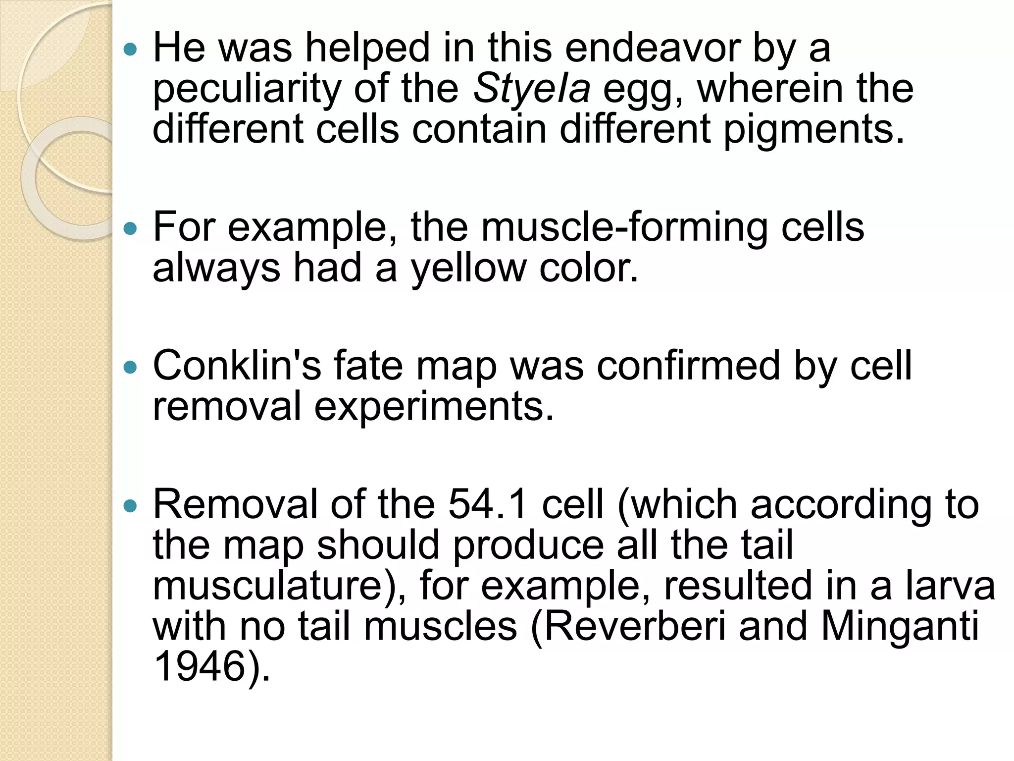 Cell fate (fate maps) | PPTX