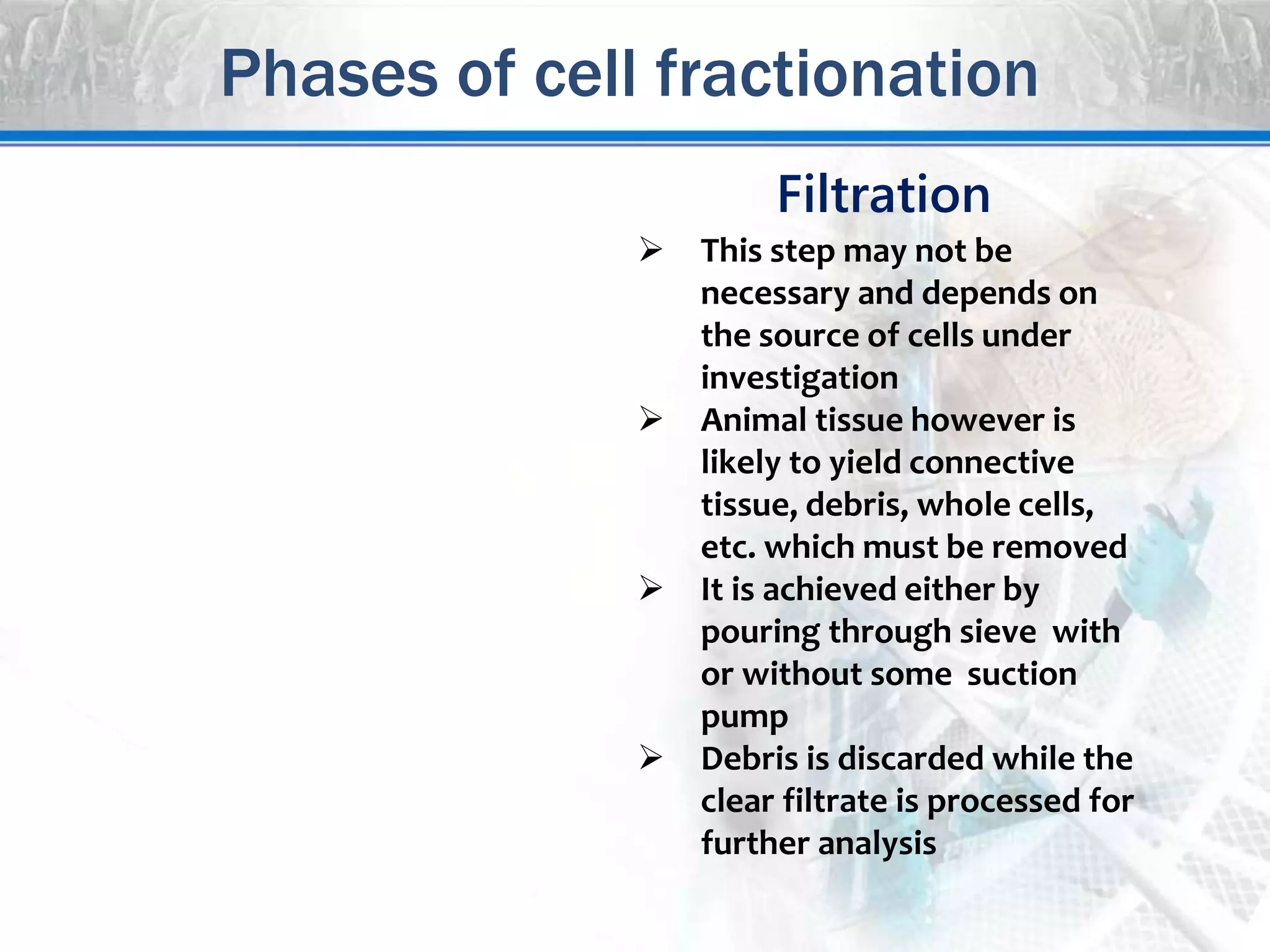 Cell fractionation & centrifugation | PPTX