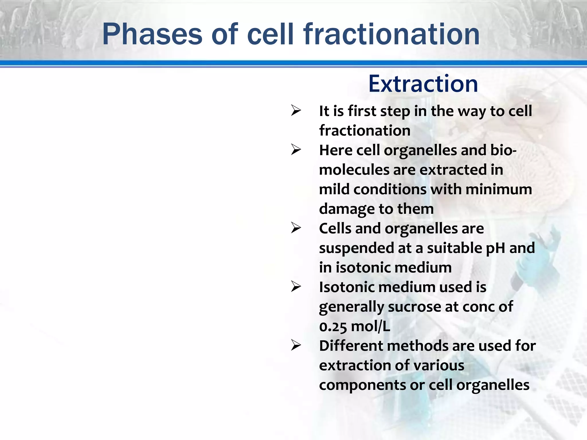 Cell fractionation & centrifugation | PPTX