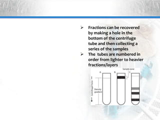 Cell fractionation & centrifugation | PPTX