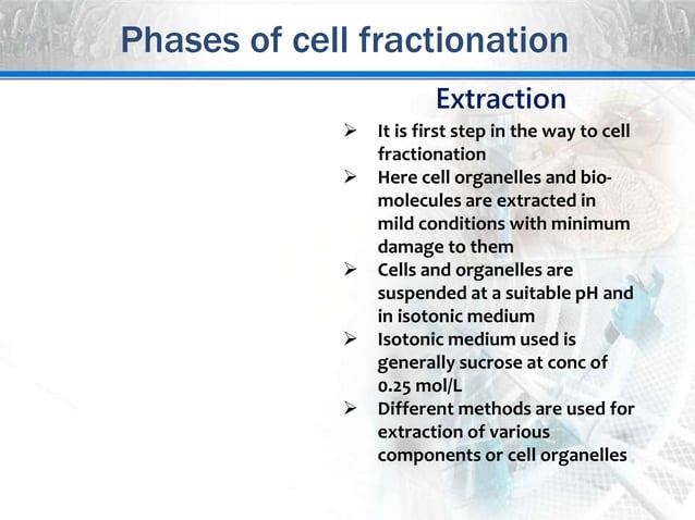 Cell fractionation & centrifugation | PPTX